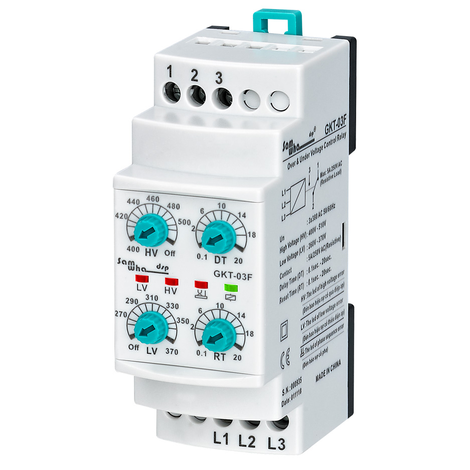 GKT-03F - Buy Three Phase Over And Under Voltage Control Relay, voltage ...